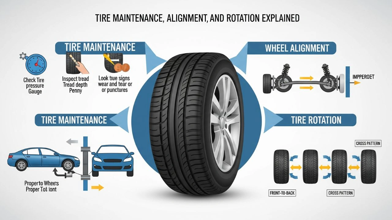 Tire Maintenance, Alignment, and Rotation Explained | Complete Tire ...